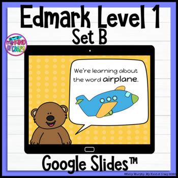 Edmark Level 1 Set B Google Slides Special Ed By My Kind Of Crazy