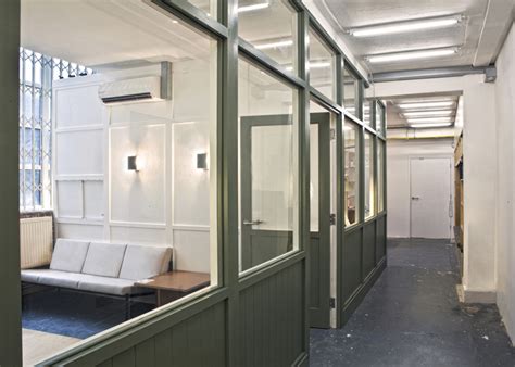 the operators office in a converted storage unit by post office