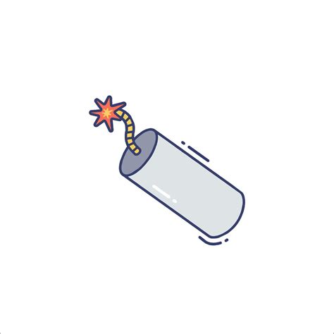 A Dynamite Icon With A Firework Inside 53805403 Vector Art At Vecteezy