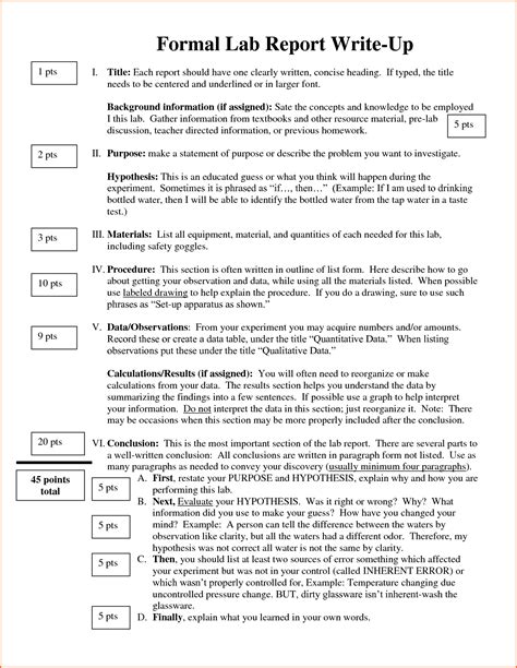 Lab Report Template Word Ideas What Does Look Like Stupendous Throughout Lab Report Template