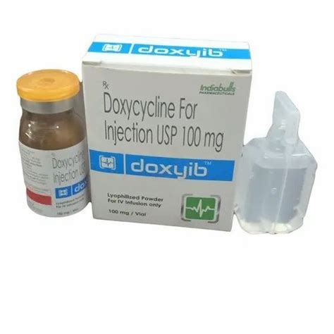 Doxyib Doxycycline For Injection Usp 100mg At 250 Vial In Agra ID 25597804491