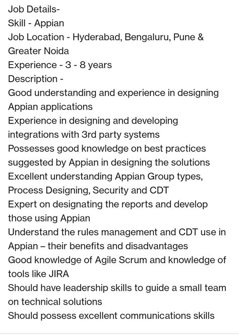 Dipalee Deore On Linkedin Experienced Appian Appiandeveloper