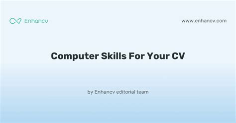 Computer Skills For Your CV Niche Software And Industry Examples For 2024