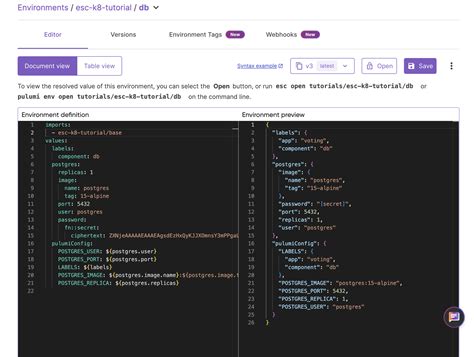 secure kubernetes application secrets with pulumi esc learn pulumi