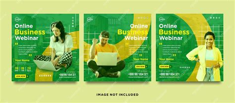 디지털 마케팅 라이브 웨비나 및 기업 소셜 미디어 게시물 또는 템플릿 배너 프리미엄 벡터