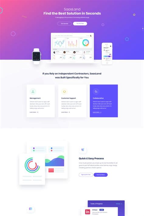 Creative WordPress Theme For Saas Creative Wordpress Themes Landing Page Design Web Layout
