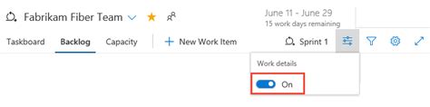 調整工作以符合短期衝刺的需求量 azure boards microsoft learn