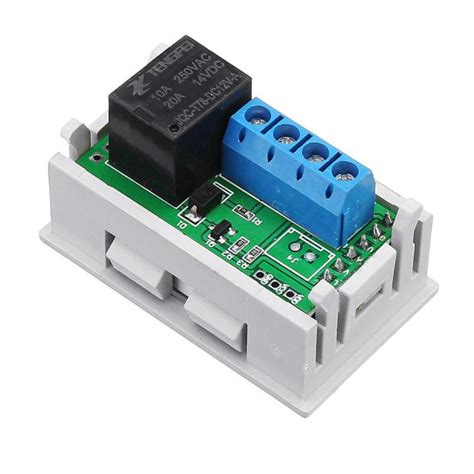 Mini V A Digital LED Dual Display Timer Relay Module With Case Timing Delay Cycle Daraz Pk