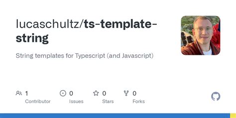 Github Lucaschultzts Template String String Templates For