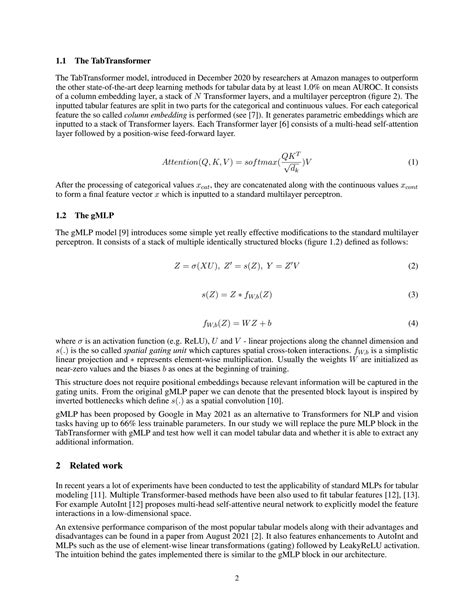 Solution The Gatedtabtransformer An Enhanced Deep Learning