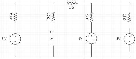 Solved How Can I Find The Vth Of The Following Circuit By Chegg Com