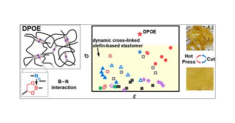 Synthesis Of Cross Linked Polyolefin Elastomers With High Performance Yet Good Reprocessability