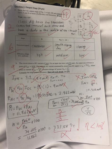 Solved Question 1 Output Stage 120 Pts] 3 Show That The