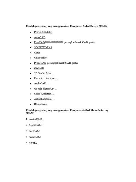 Contoh Program Cad And Cam Pdf