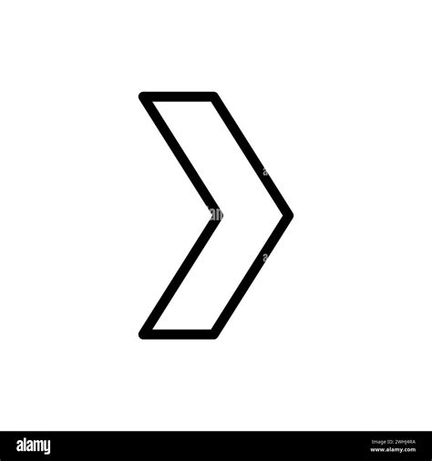 Direction Arrow Outline Vector Stock Vector Image And Art Alamy