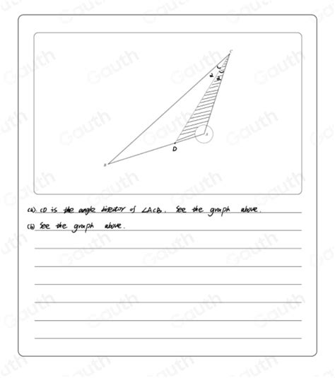 Solved The Diagram Below Shows Triangle ABC A On The Diagram Construct The Locus Of Points