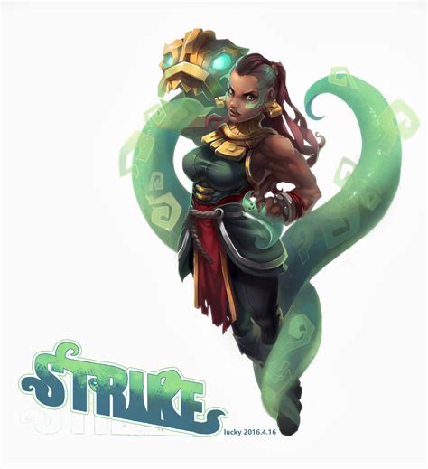 Illaoi League Of Legends Drawn By Luckiiy Danbooru