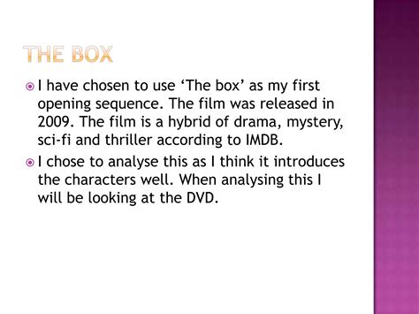 Opening Sequence Analysis Pptx