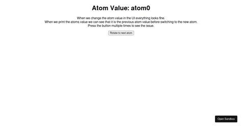 Jotai Useatom Issue Codesandbox