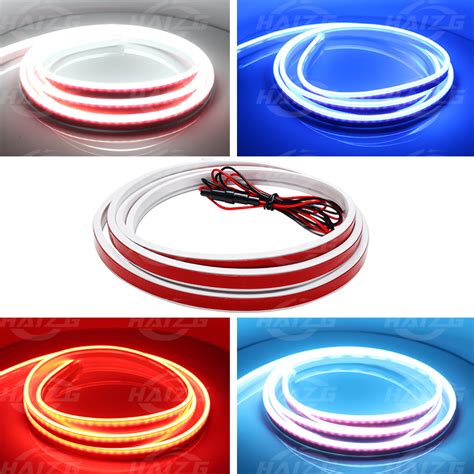 Haizg Hot Highlight Gel Drl Car Front Hood Led Strip Led Light Guide