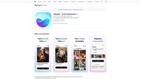 Wonder Create Unique Art From Text Prompts Instantly Futureen