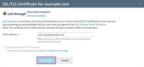 unable to issue a let s encrypt certificate for a domain in plesk when