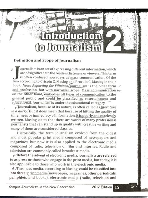 Campus Journalism Chap 2 3 Pdf Pdf