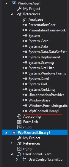 Creating A Wpf Custom Control In Windows Form But With Error Message Make Sure The Type Has A