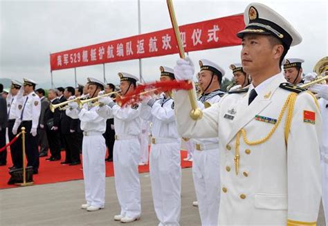 中国海军第七批护航编队凯旋