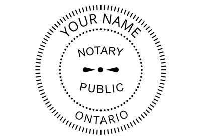 Ontario Notary Dominion Rubber Stamps And Engraving