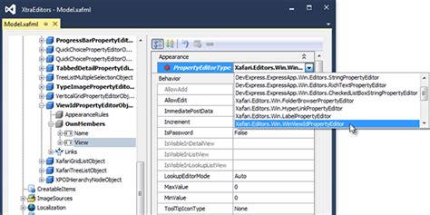 view id property editor