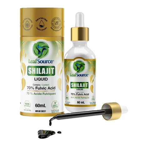 Leaf Source Shilajit Liquid 60ml Wellness Market