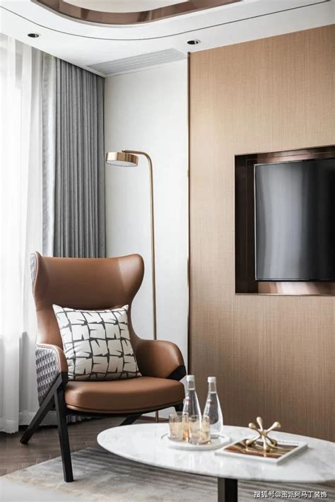 阿马丁空间别墅设计展现来自骨子里的文化自信 Living room partition Living room
