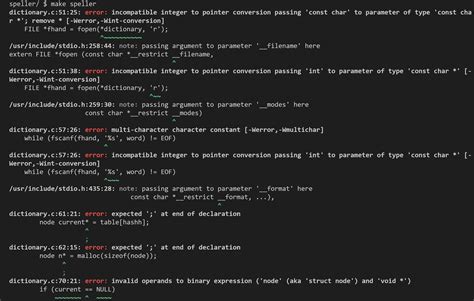 errors don t make any sense r cs50