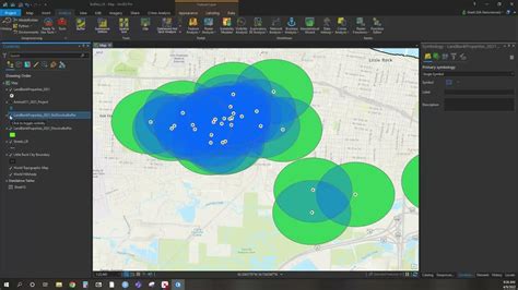 arcgis pro buffers and multiple ring buffers youtube