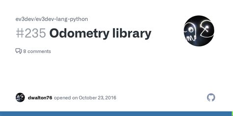 odometry library · issue 235 · ev3dev ev3dev lang python · github
