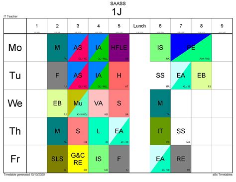 Timetable Saass