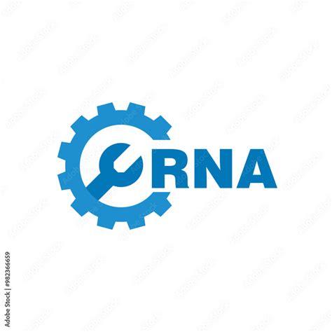 Rna Letter Logo Design On White Background Rna Logo Rna Creative