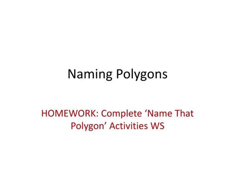PPT Naming Polygons PowerPoint Presentation Free Download ID 2127978