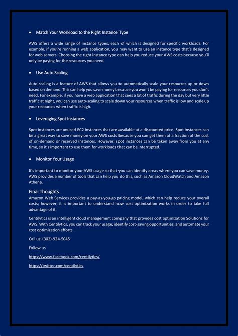 What Is Cost Optimization In Amazon Web Services Aws Centilytics Page 2 Flip Pdf Online