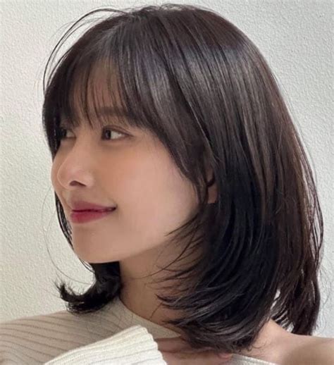 레이어드컷 중단발c컬펌 손질편한 스타일전문 루비샘 추천 네이버 블로그