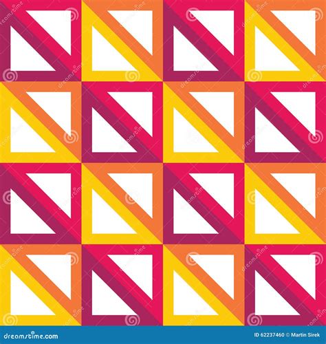 Vector Modern Seamless Colorful Geometry Triangle Pattern Color Abstract Stock Vector
