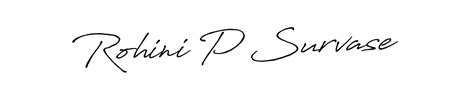 83 Rohini P Survase Name Signature Style Ideas Free Electronic