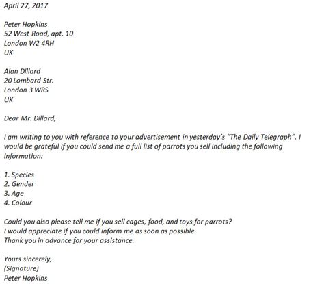 Как писать письмо запрос ответ на него и письмо с предложениями на английском языке ‹ Инглекс