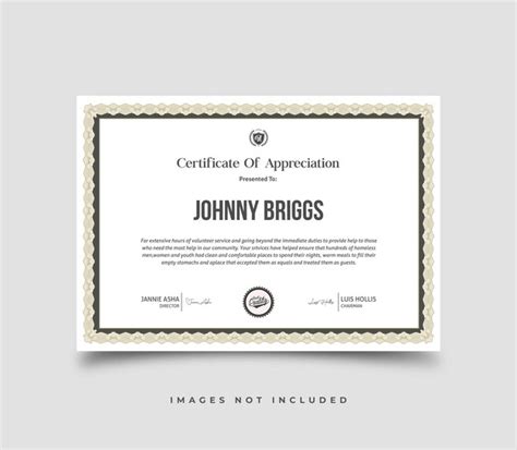 Premium Vector Vector Certificate Template