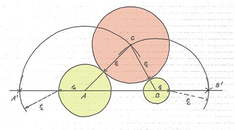 Geometry Construct Circles So That They Touch Two Given Ones Mathematics Stack Exchange