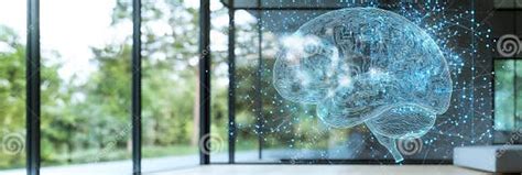 3d Illustration Of Human Brain Neural Connections Synaptic Activity And Cognitive Functions