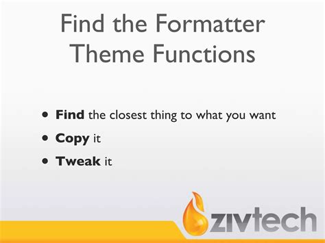 Custom Field Formatters Key
