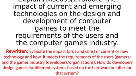 Level 3 Btec It Unit 8 Computer Games Development Bundle Teaching