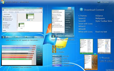 Aero Pack Visual Style Theme For Windows7